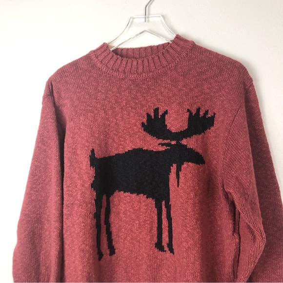 Vintage | Sweaters | Phoebe Buffay Friends Red Moose Sweater Alt 9s ...